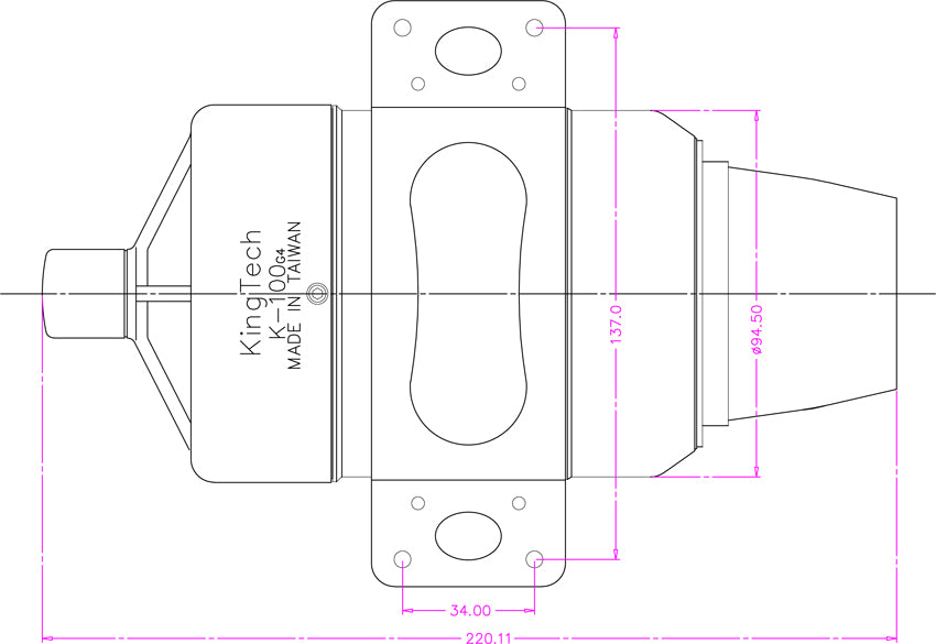 KingTech K-130G4+ Turbine Engine | Boomerang RC Jets