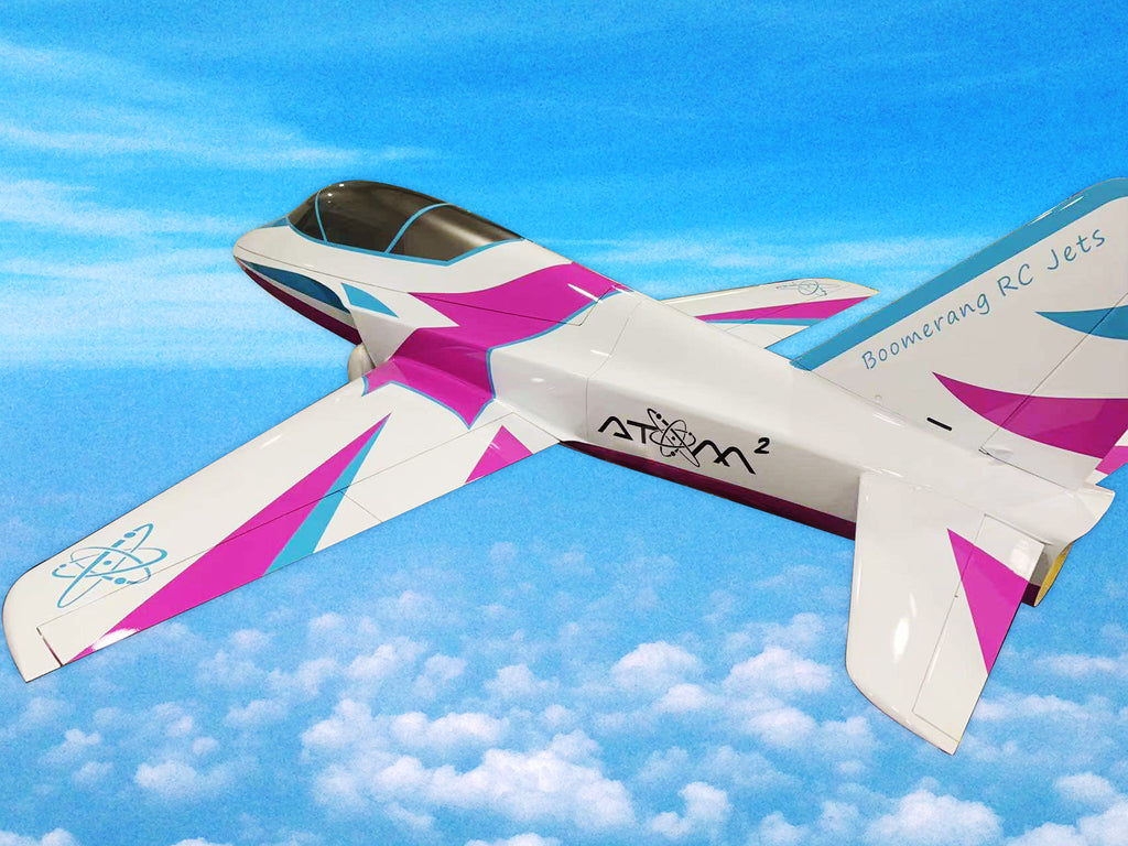 Boomerang ATOM Squared - Purple White Teal– Boomerang RC Jets