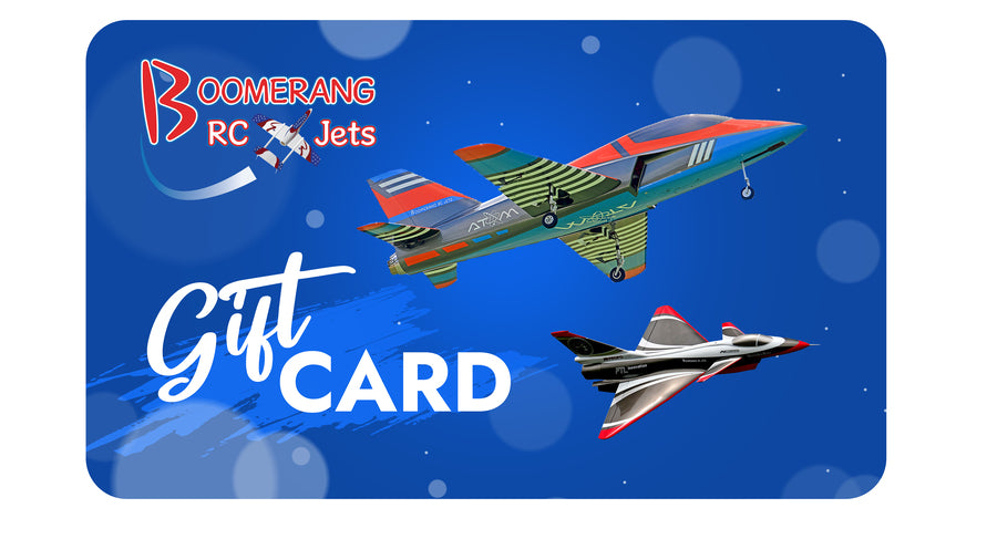 Boomerang RC Jet Gift Card | Boomerang RC Jets