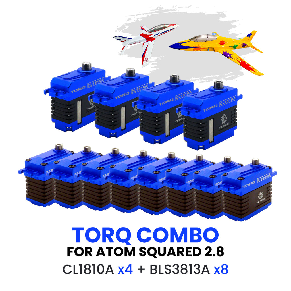 TORQ Servo Combo for Atom Squared | Boomerang RC Jets