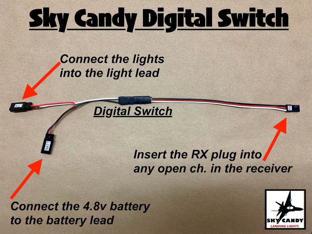 Sky Candy Digital Switch– Boomerang RC Jets