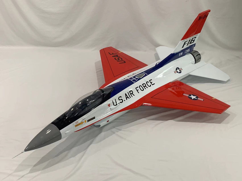 Boomerang F-16 2024 Red/ White/ Blue– Boomerang RC Jets
