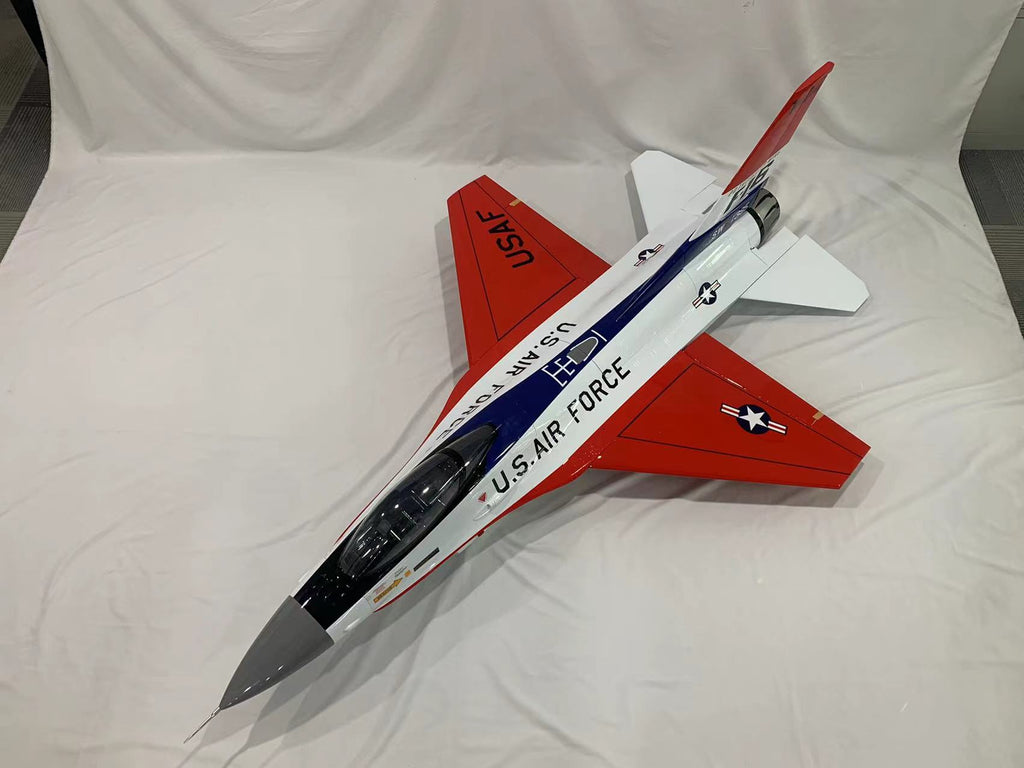Boomerang F-16 2024 Demo Team Red/ White/ Blue | Boomerang RC Jets