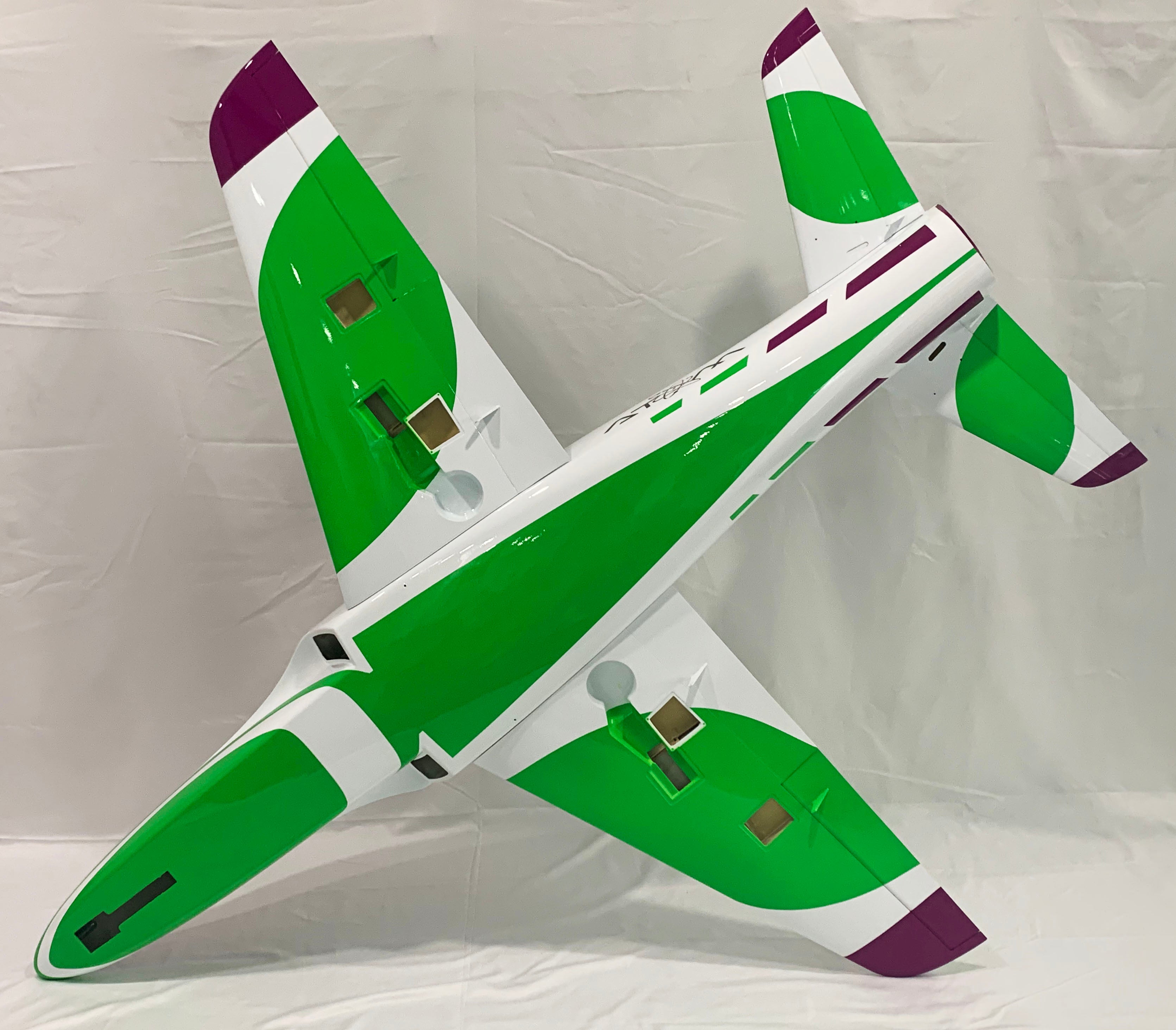 Boomerang Atom - Green / Purple | Boomerang RC Jets