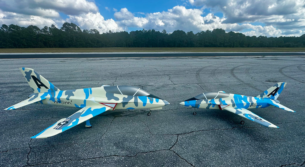 Boomerang ATOM Squared Blue Camo | Boomerang RC Jets