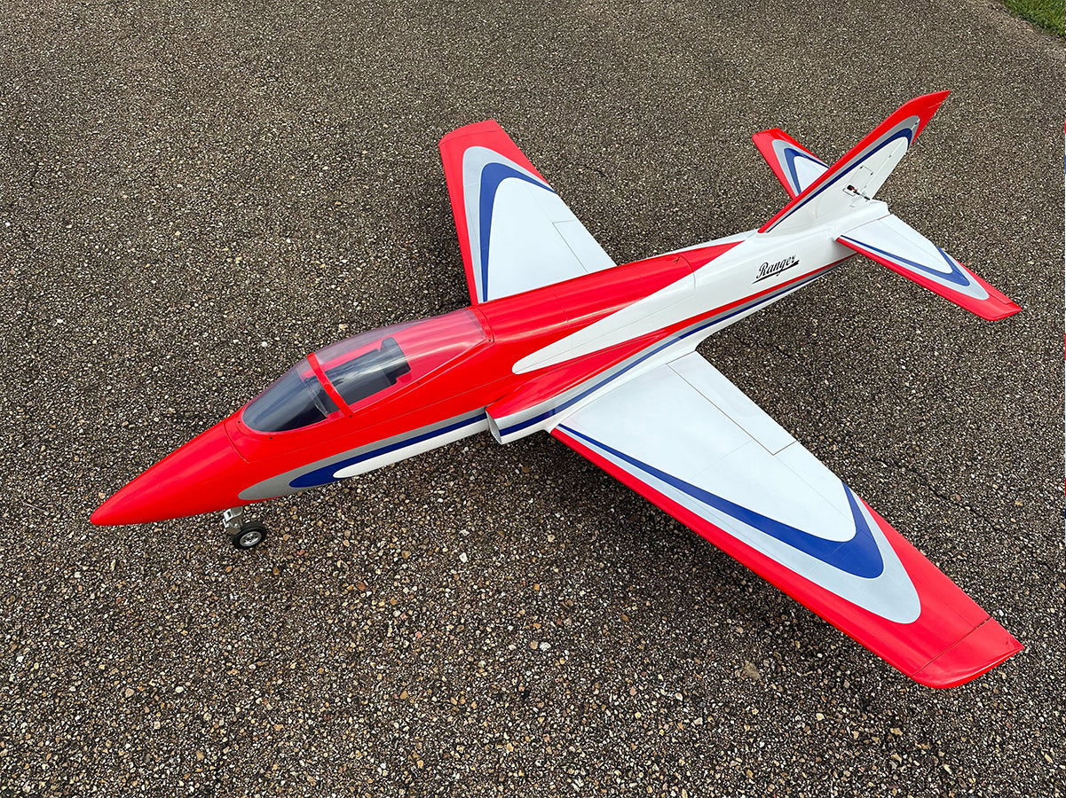 Boomerang Composite Ranger Sport Jet - Red/White | Boomerang RC Jets