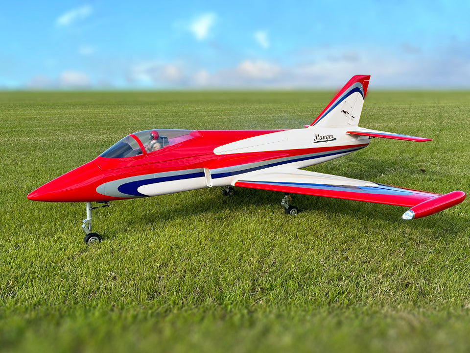 Boomerang Composite Ranger Sport Jet - Red/White | Boomerang RC Jets