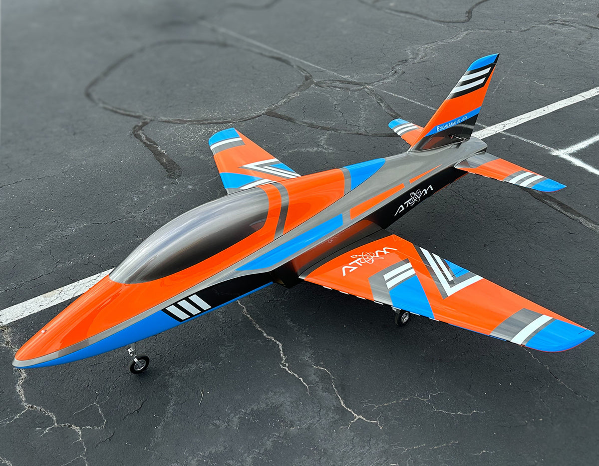 Boomerang Atom - Orange Blue | Boomerang RC Jets