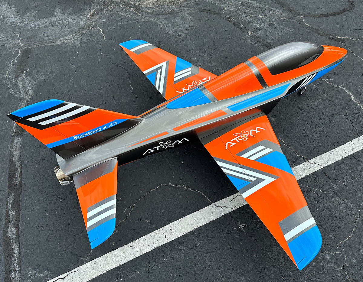 Boomerang Atom - Orange Blue | Boomerang RC Jets