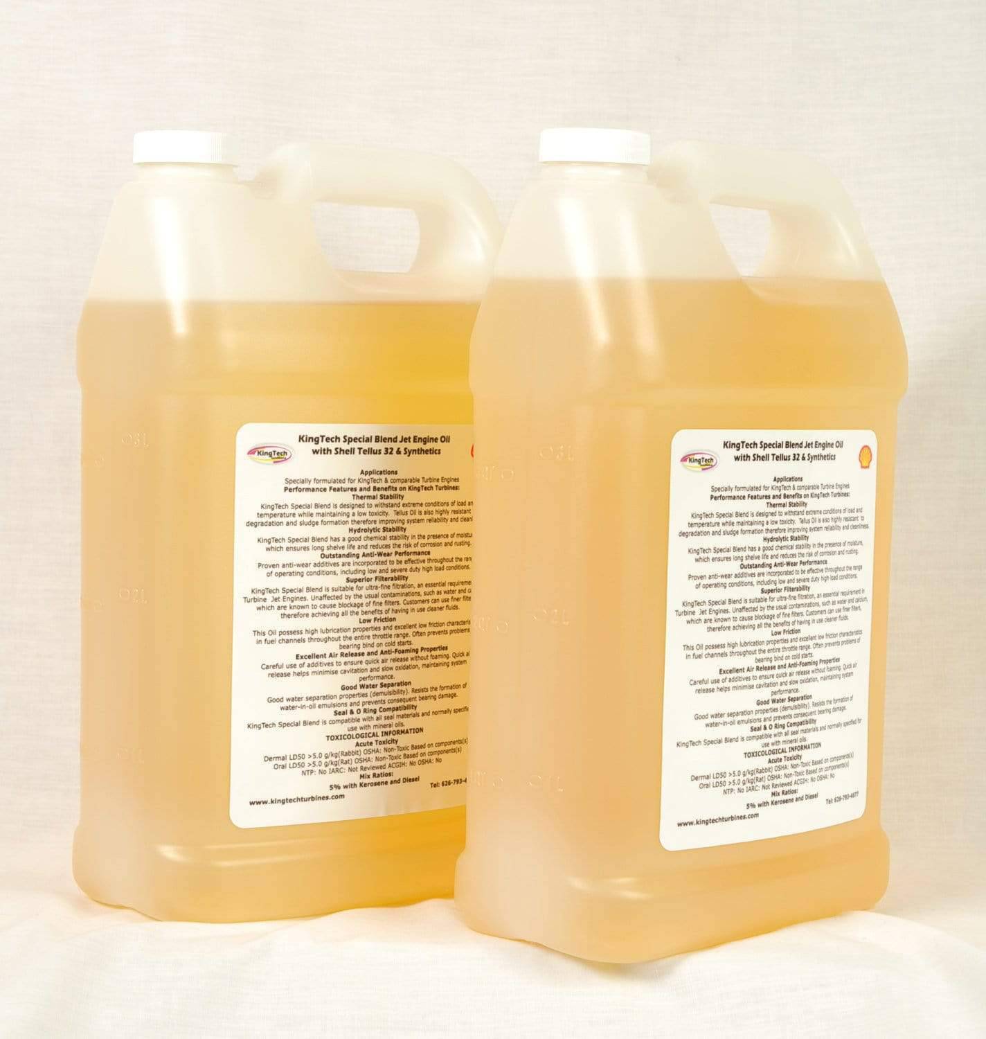 KingTech V3 Turbine Oil 2 gallons Fully Synthetic with Recycled ...