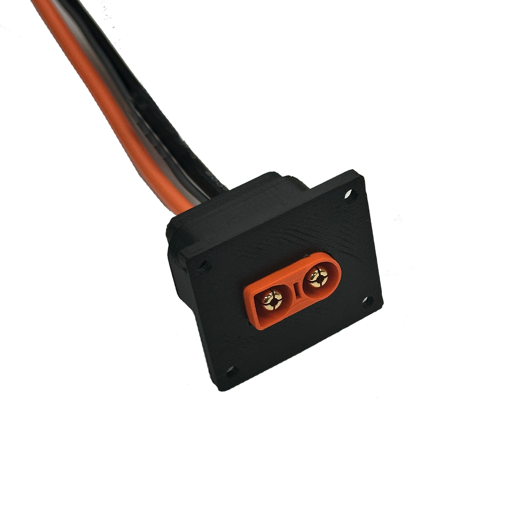 IC3 Female Surface Connection Mount (2 Each)- Black | Boomerang RC Jets