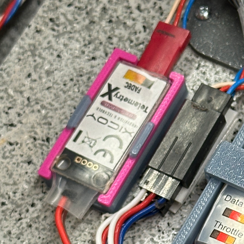 Xicoy Telemetry Unit Mount- Black | Boomerang RC Jets