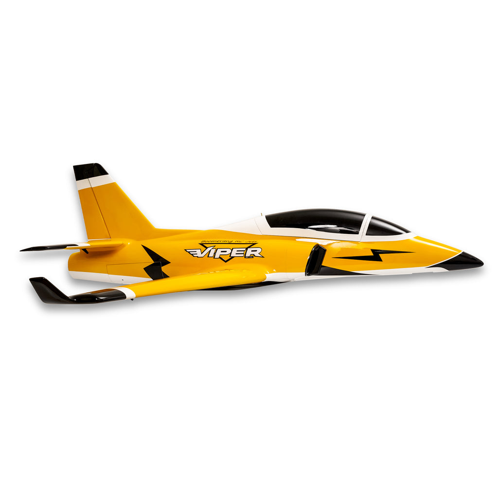Boomerang Mini Viper Yellow RC Jet – Composite 90mm EDF / 35–65N Turbi ...