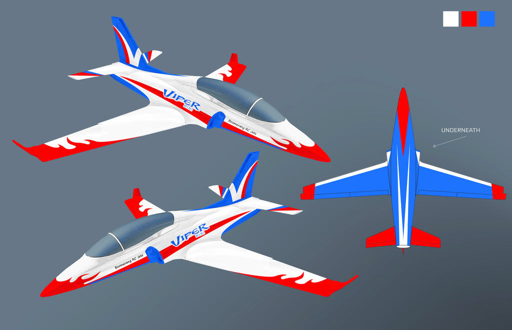Boomerang Mini Viper RC Jet – Composite 90mm EDF / 35–65N Turbine Read ...