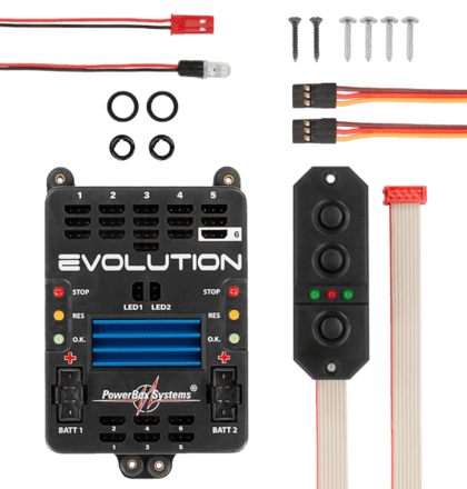 PowerBox Evolution incl. SensorSwitch - PBS4230 | Boomerang RC Jets