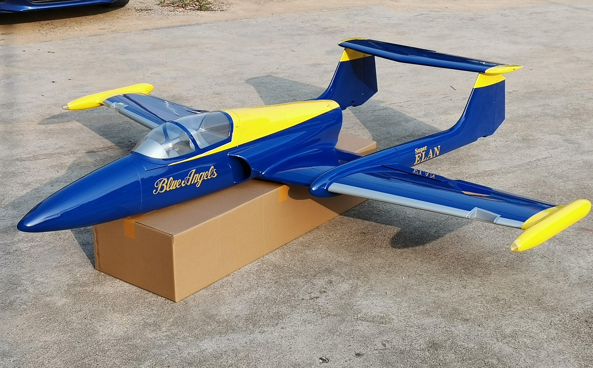 Boomerang Super Elan - Blue Angel | Boomerang RC Jets