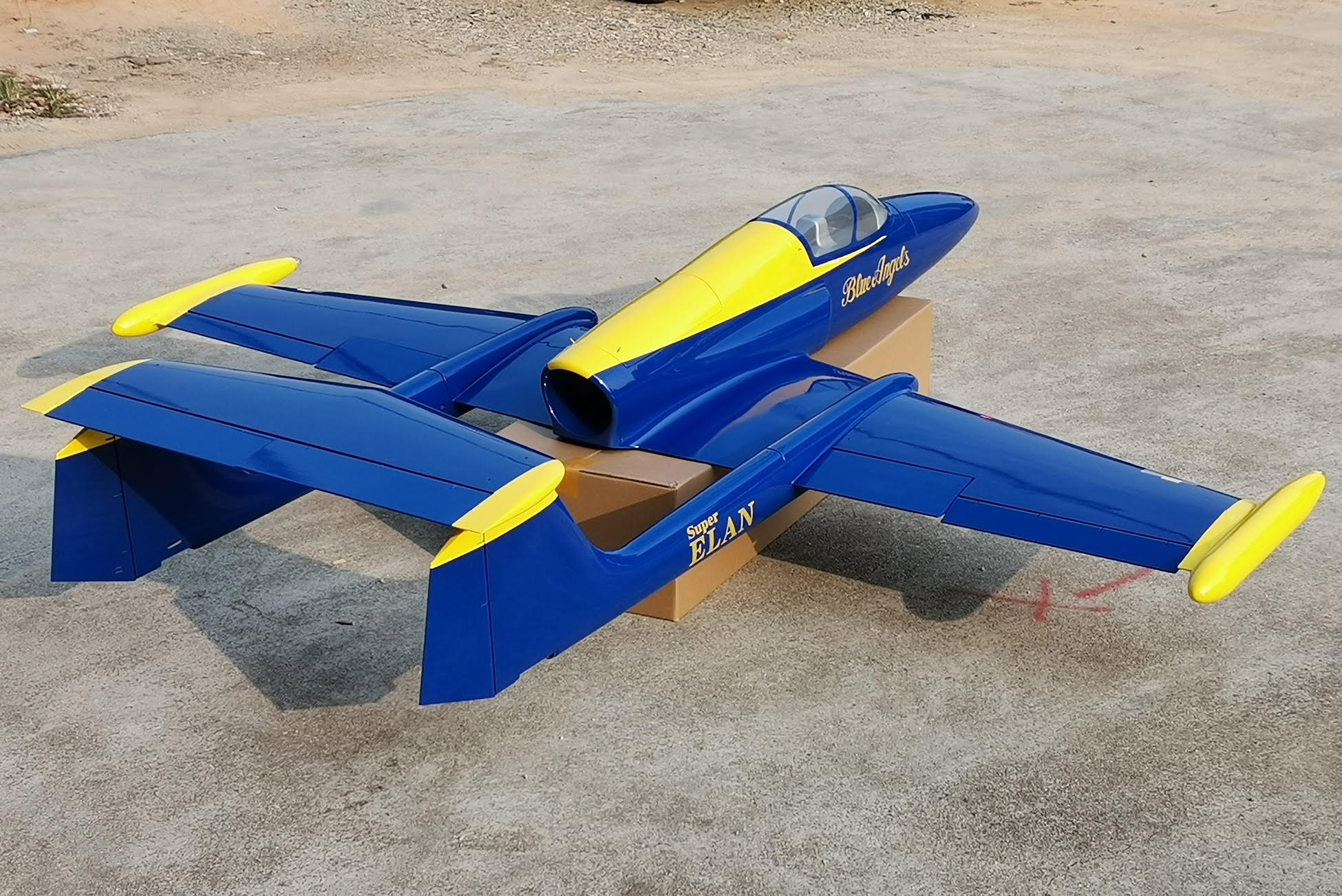 Boomerang Super Elan - Blue Angel | Boomerang RC Jets