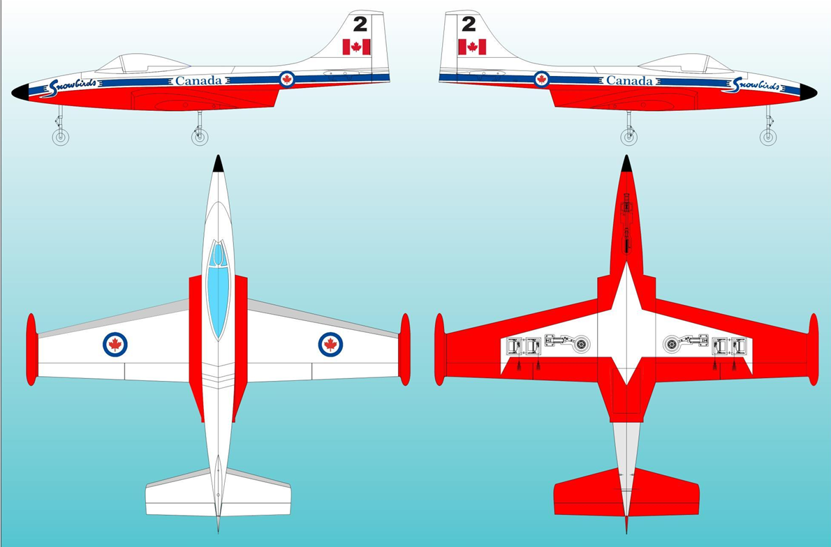 Boomerang Turbinator 2 - Canada Snowbirds | Boomerang RC Jets